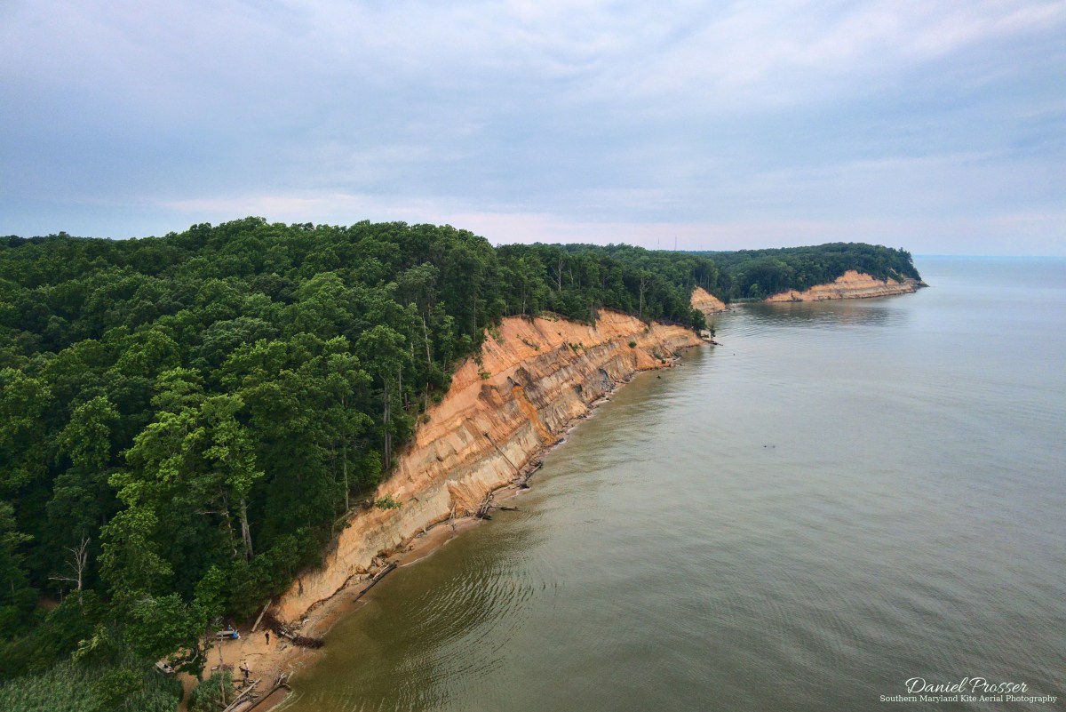 Calvert Cliffs – Southern Maryland Kite Aerial Photography