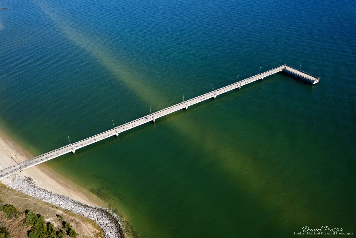 Point Lookout Fishing Pier – Southern Maryland Kite Aerial Photography